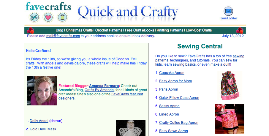 FaveCrafts Featured Blogger - Amanda FormaroAmanda Formaro